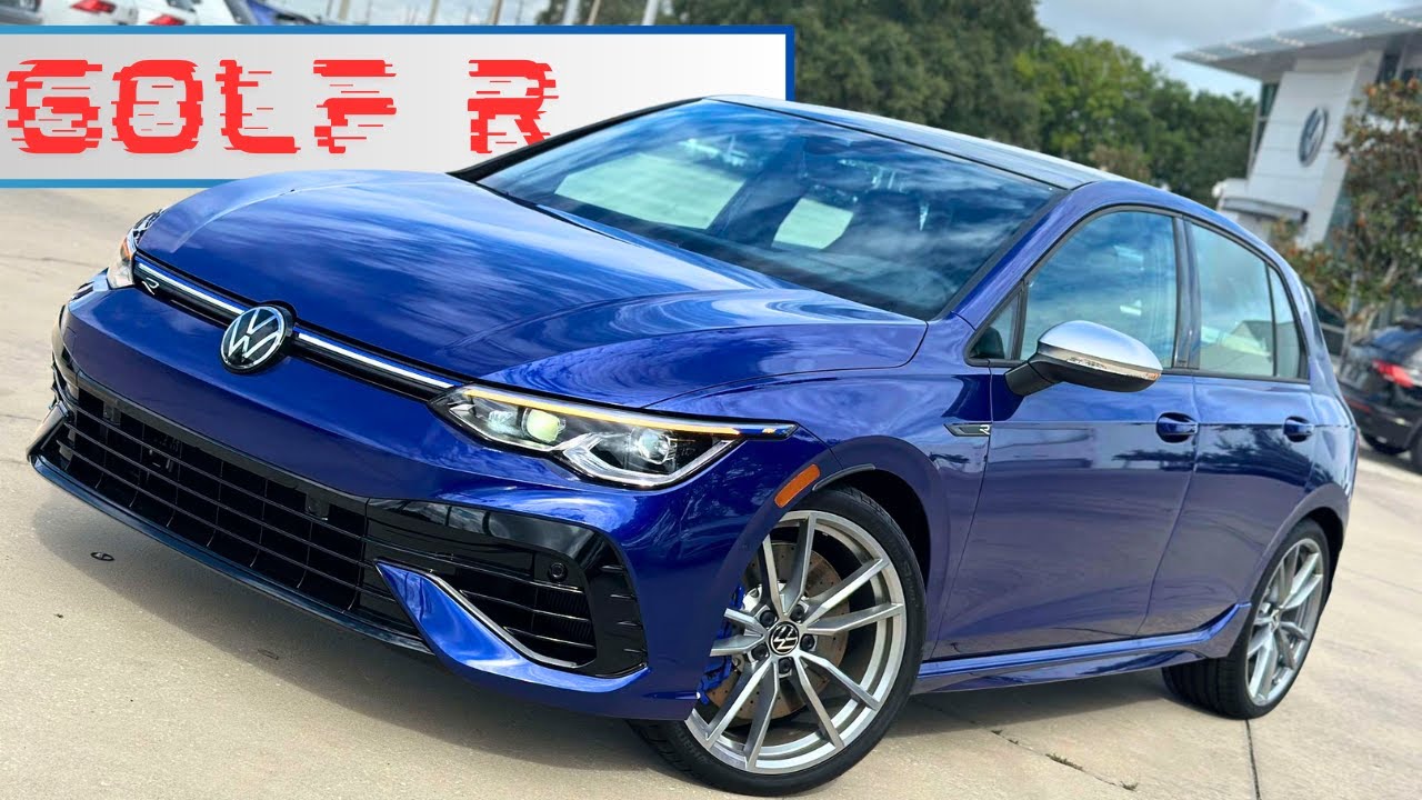 2024 VW Golf R Lapiz Blue Metallic Shows That The MK8 Hot Hatch Is ...