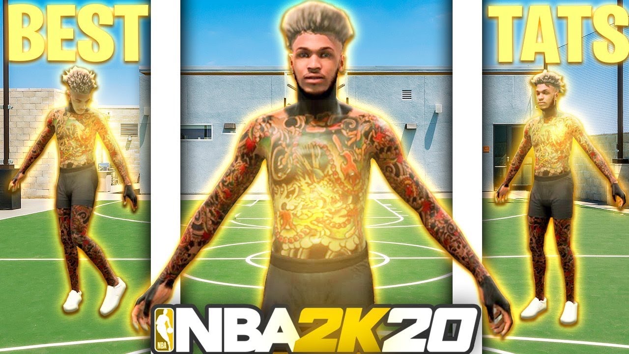 DRIPPIEST TATTOO TUTORIAL💦💉- BEST TATTOO CREATION ON NBA 2K20!! HOW TO ...