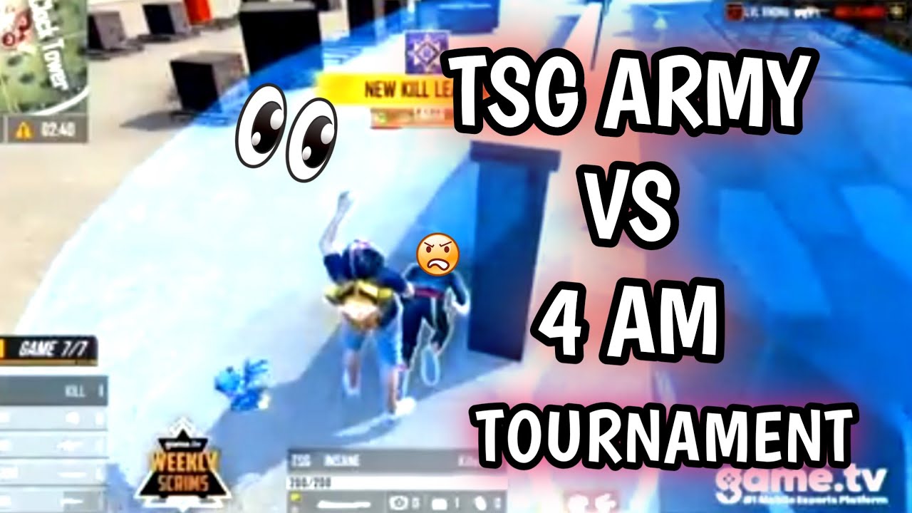 TSG ARMY VS 4 AM ESPORTS FULL DOMINATION IN TOURNAMENT , WHO WILL WIN ...