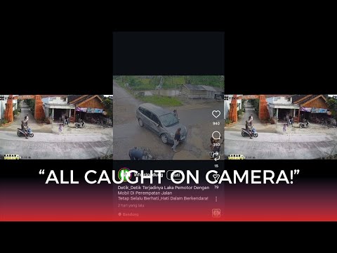 Shocking CCTV Footage: High-Speed Motorcycle Crash Caught on Camera ...