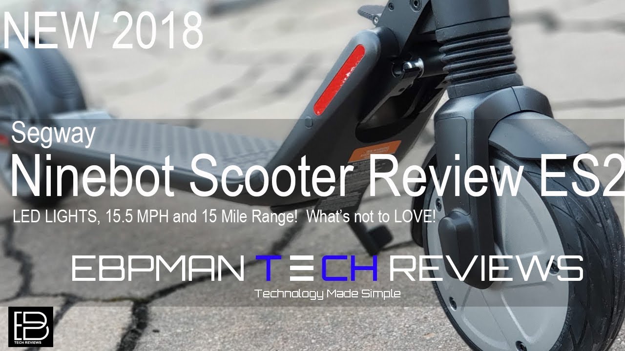 Segway Ninebot ES2 Scooter Review - YouTube