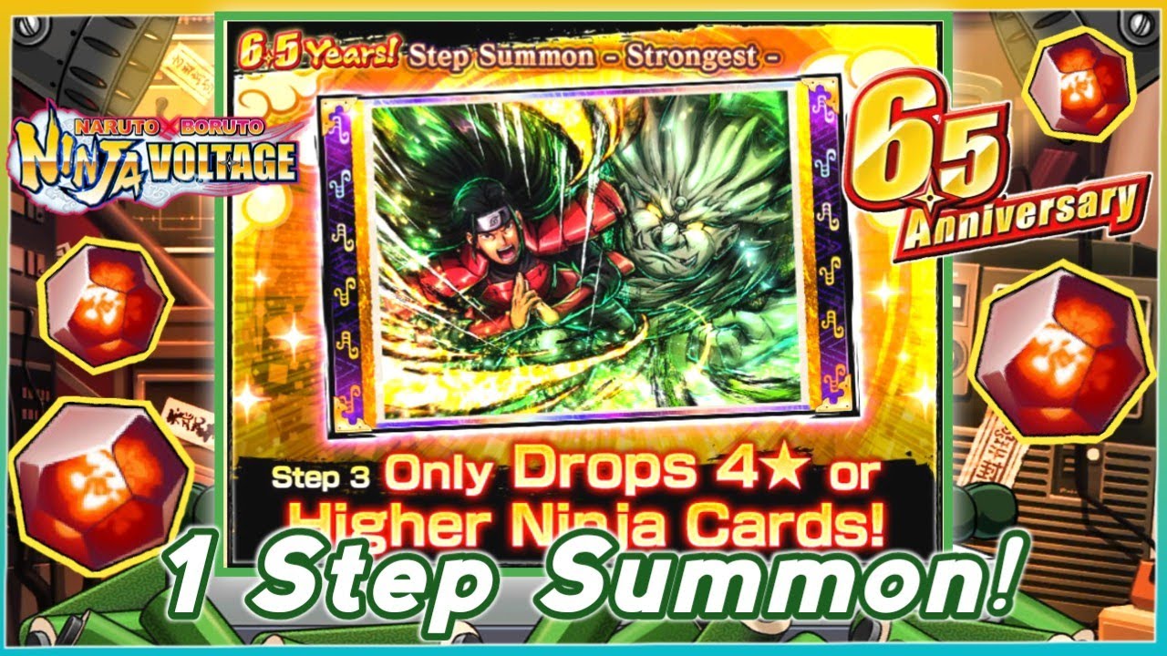 (6.5th Anniversary) Hashirama Summon 1 Step | I got FREE Limit Break ...