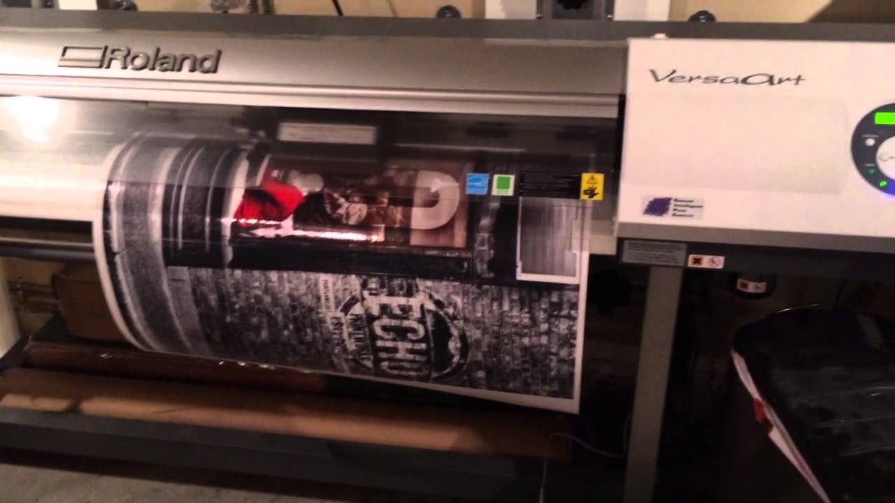 Roland VersaArt RS-540 - YouTube