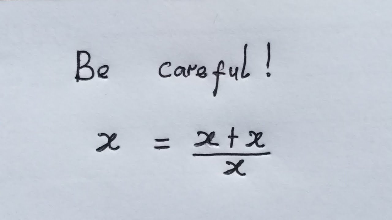 Interesting algebraic equation | Can you solve ? - YouTube