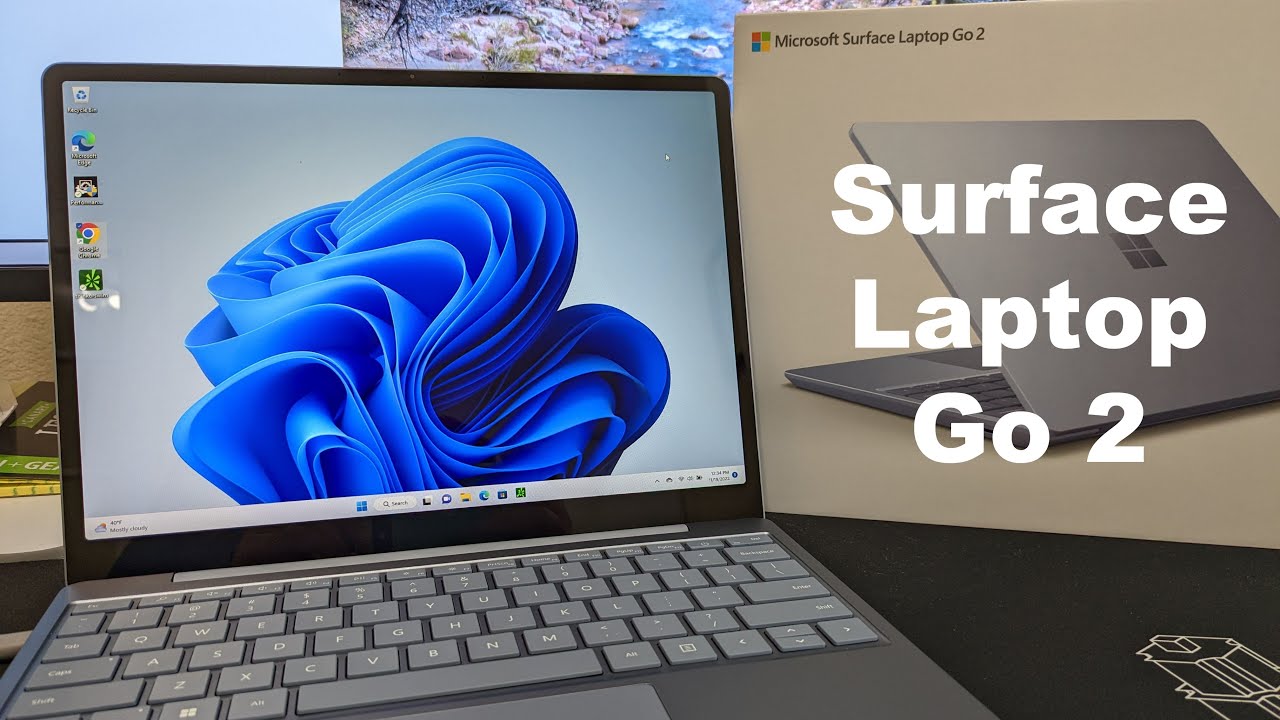 Surface Laptop Go 2 Ice Blue Benchmarks - YouTube