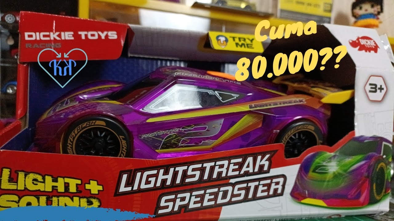 Dickie Toys | LIGHTSTREAK SPEEDSTER | Kids Station | Mobil dengan lampu ...