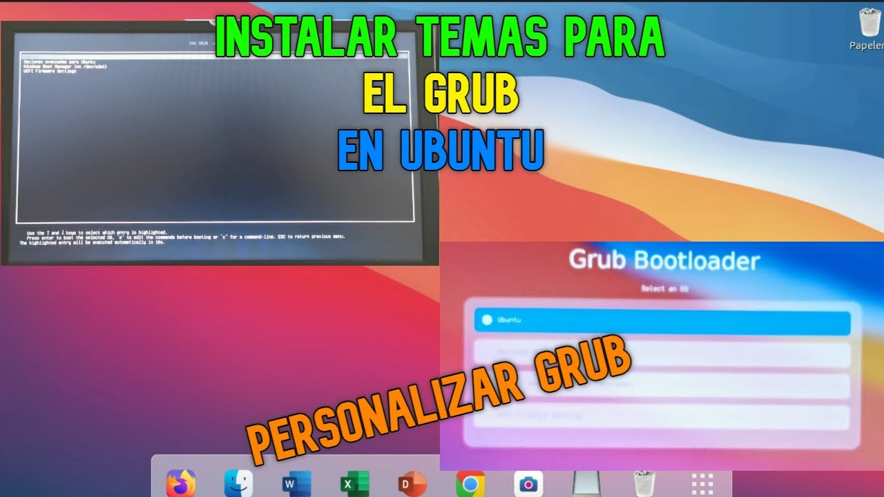 Instalar Temas para el Grub en Ubuntu | Personalizar el grub - YouTube