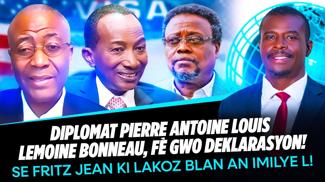 LEMOINE BONNEAU, DIPLOMAT PIERRE ANTOINE LOUIS FÈ GWO DEKLARASYON ...