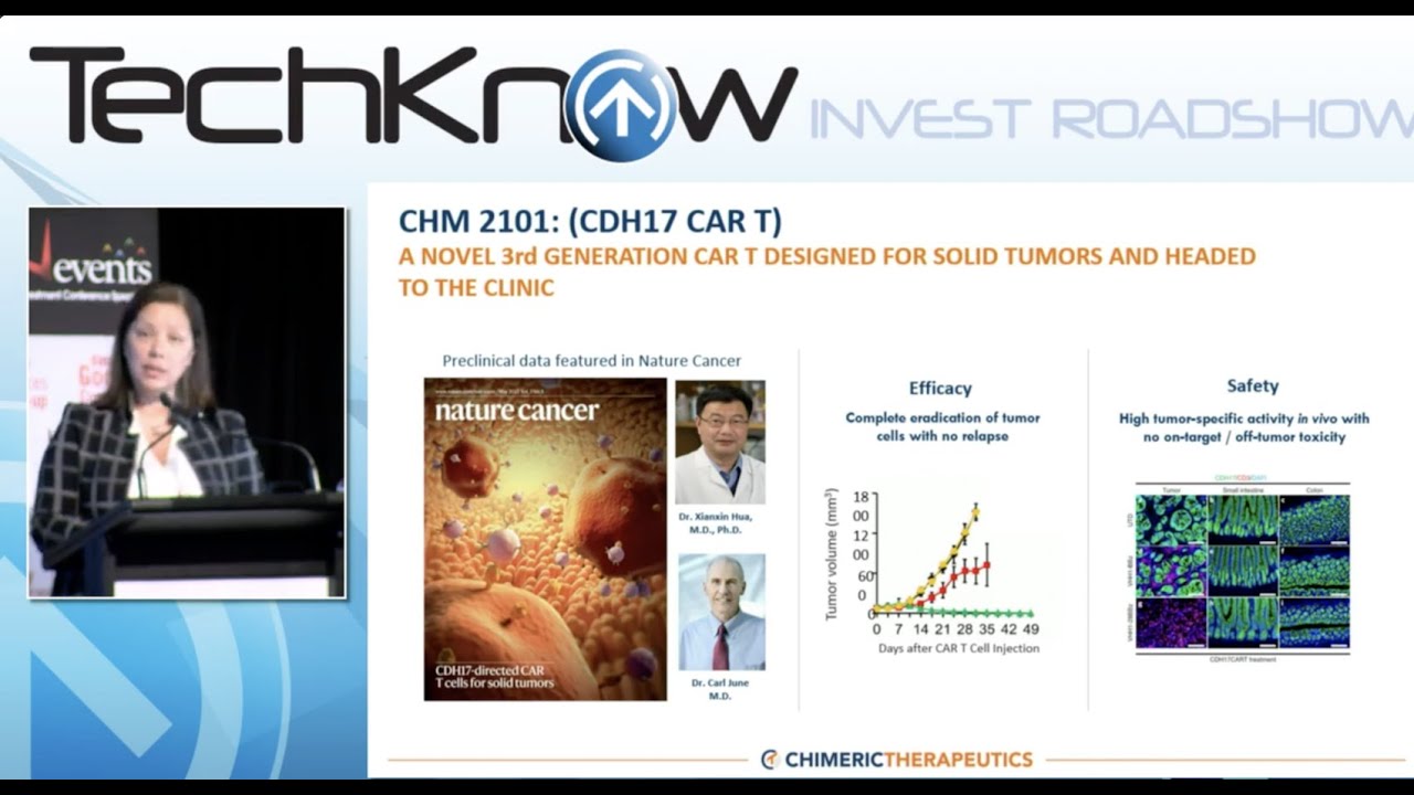 Chimeric Therapeutics | TechKnow Invest Roadshow 2022 - YouTube