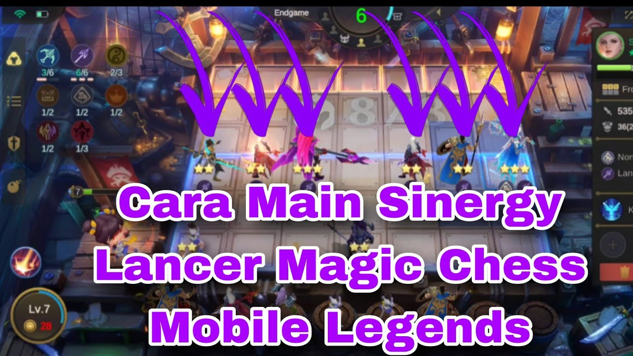 Cara Main Sinergy Lancer Magic Chess Mobile Legends - YouTube