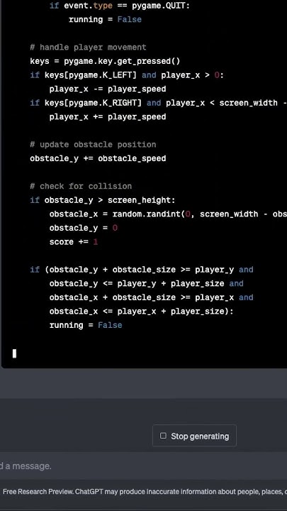 Python Game Making Using Chat-GPT - YouTube