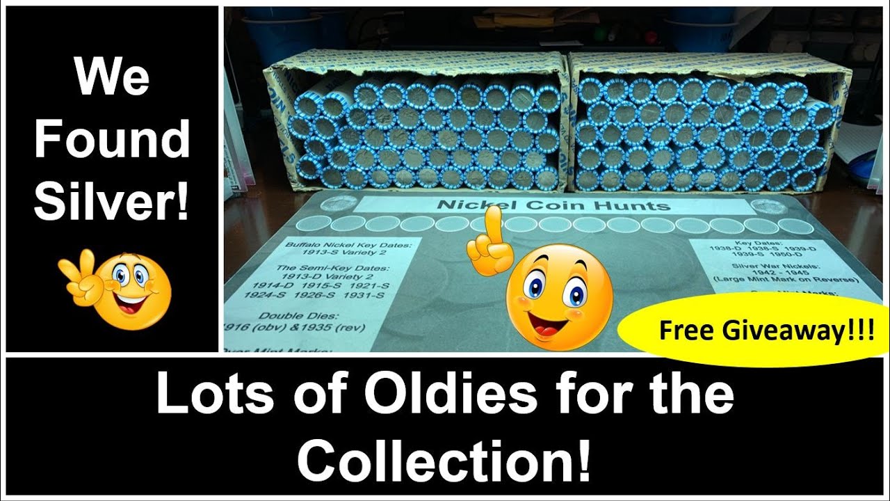 Silver and Oldies Found Hunting 2 Boxes of Nickels! Free Giveaway ...