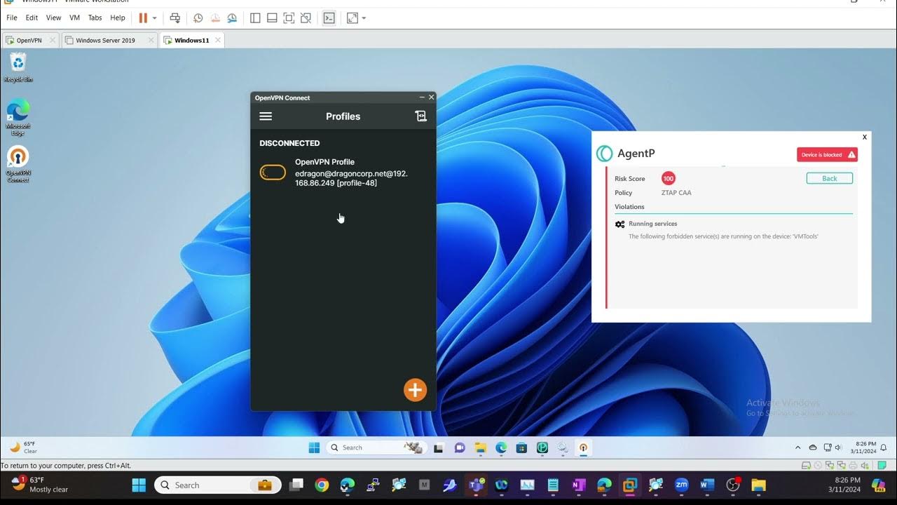 Portnox Conditional Access - OpenVPN with OKTA - YouTube