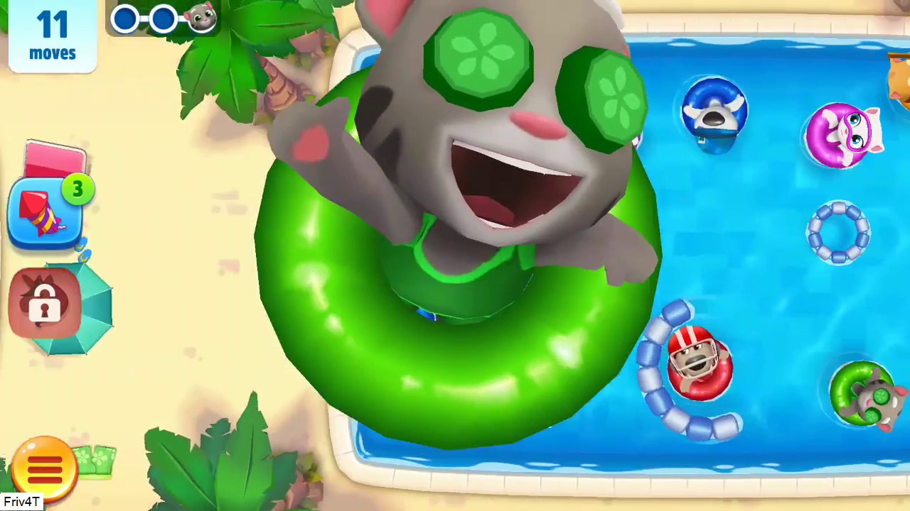 Talking Tom Pool 2017 Octo-Pool Gameplay Level 11 - 20 Complete ...