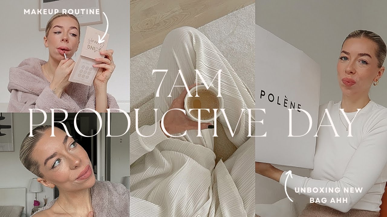 7AM PRODUCTIVE DAY IN MY LIFE | morning routine, getting work done ...