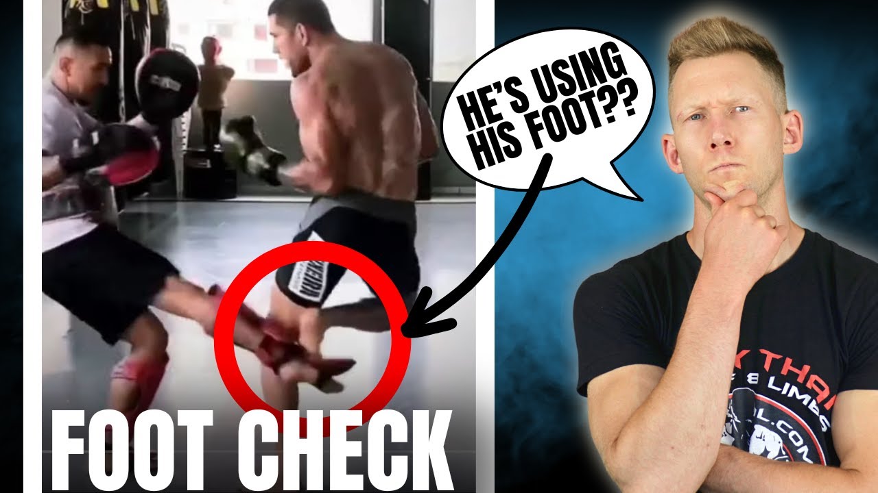 Is New Alex Pereira Low Kick Check Realistic??? - YouTube
