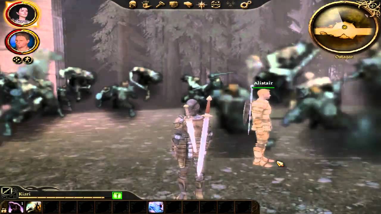Dragon Age Origins Glitch Battle Of Ostagar Youtube