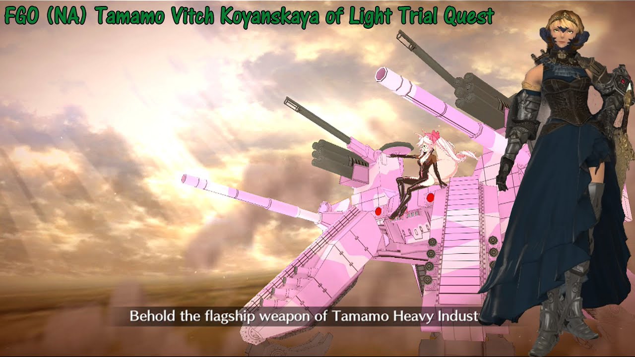 FGO (NA) Tamamo Vitch Koyanskaya of Light Trial Quest - YouTube