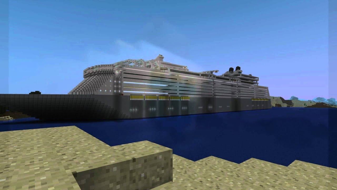Minecraft EPIC BUILD - Oasis of the Seas - YouTube