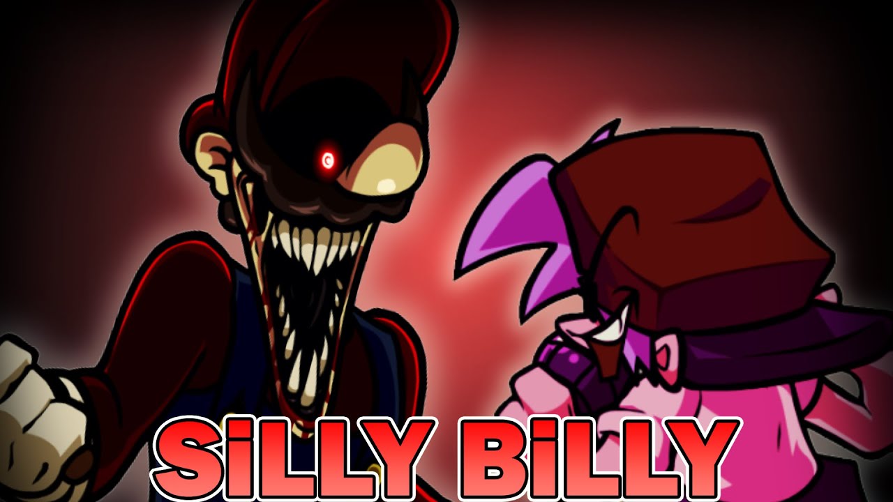 Friday Night Funkin Mod Hit Single Real: Silly Billy But HORROR MARIO ...