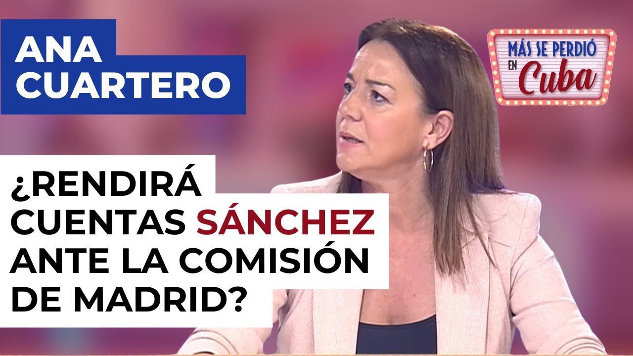 Ana Cuartero sigue con su cruzada para que Sánchez rinda cuentas en la ...