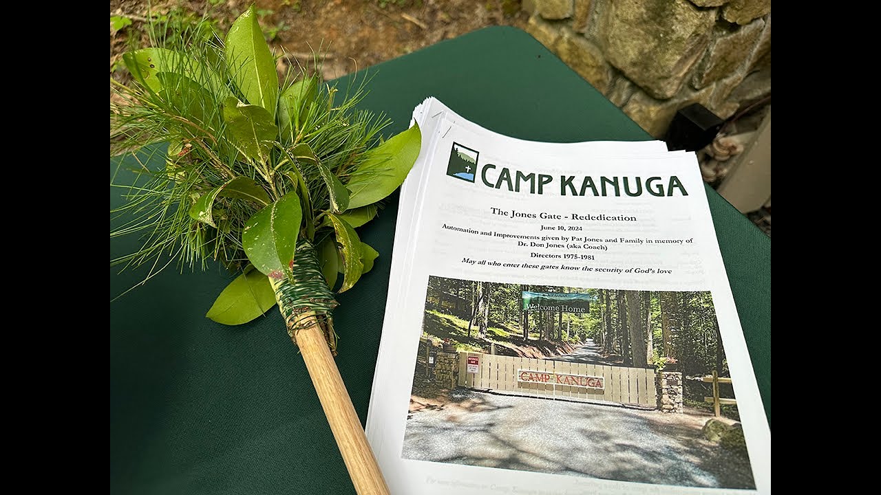 Camp Kanuga Gate Dedication - June 2024 - YouTube