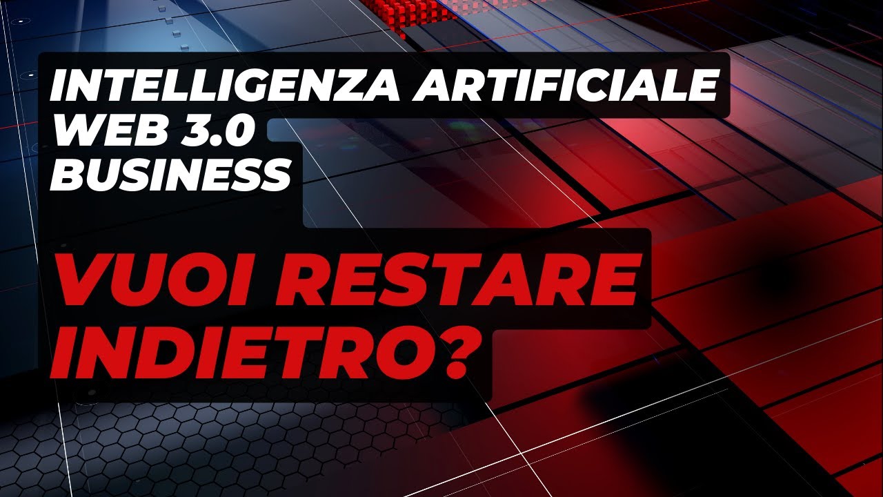 La tecnologia avanza, vuoi restare indietro? - YouTube