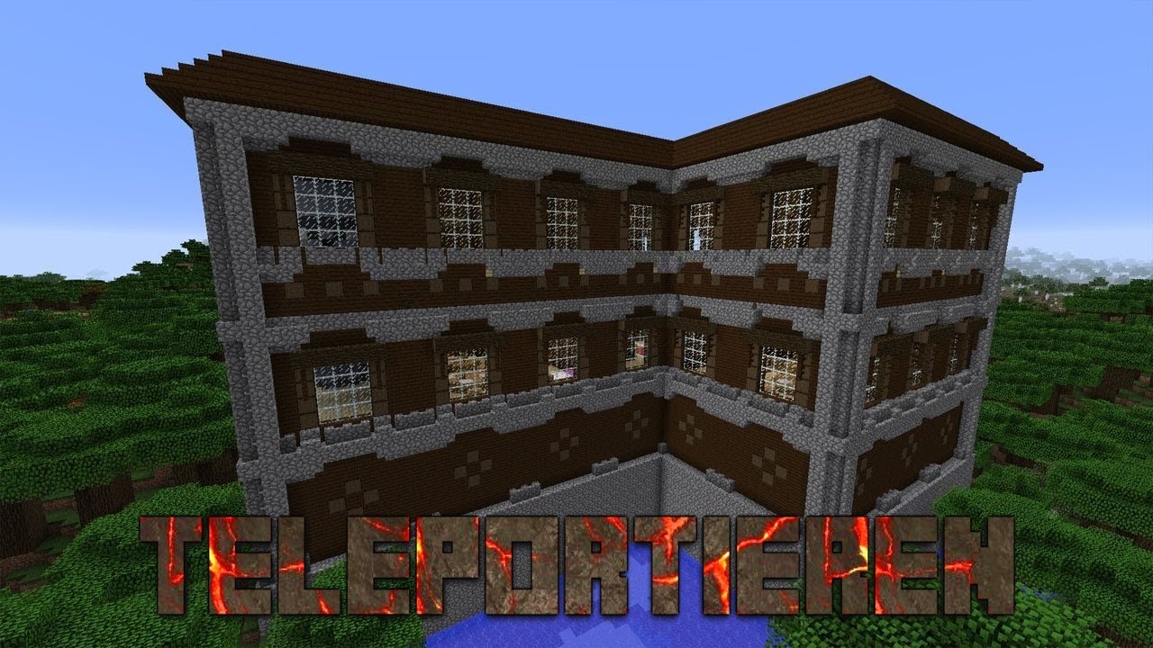 Minecraft Zu einem Waldanwesen teleportieren I SCHNELL UND EINFACH ...