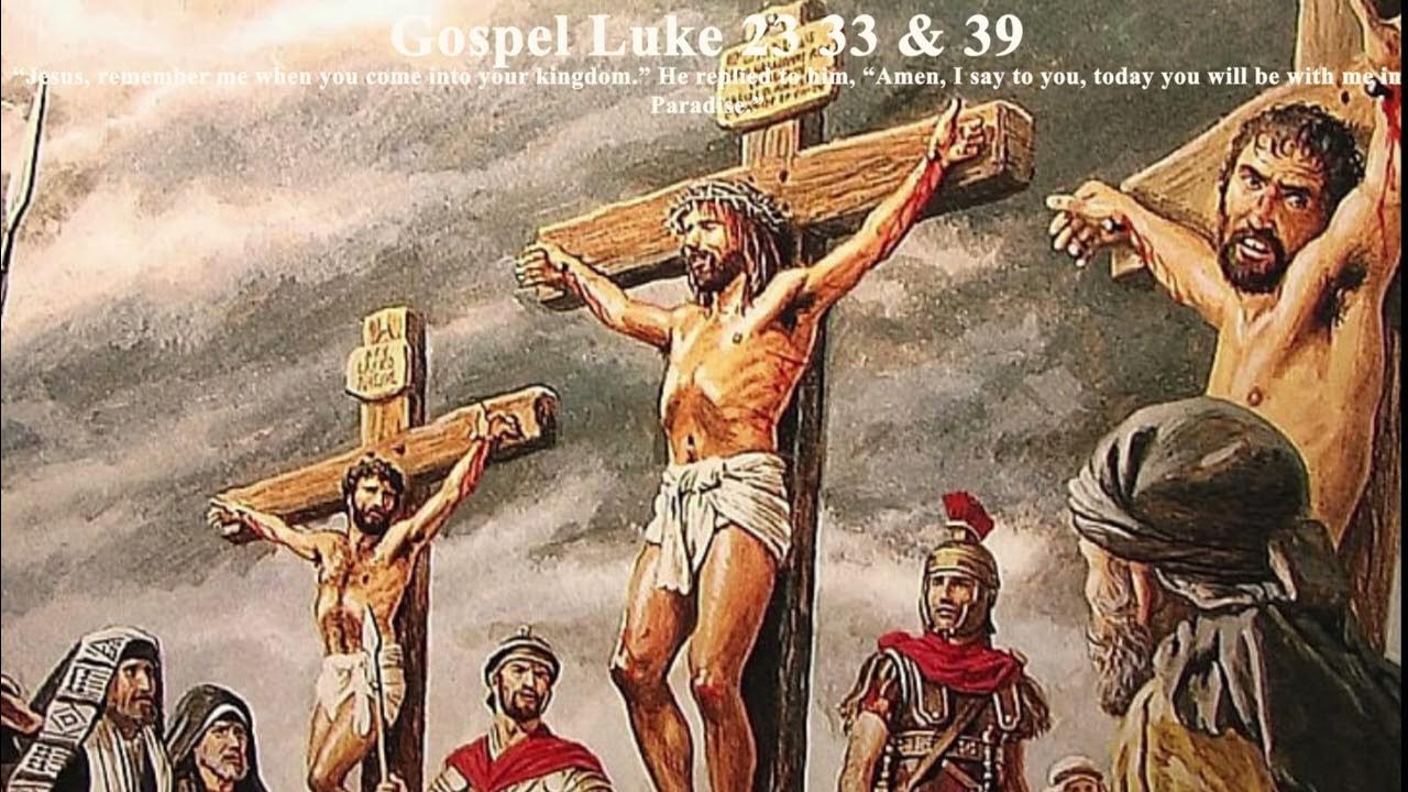 Gospel & Reflection | Luke 23 33.39-43 | 2 November 2023 - YouTube