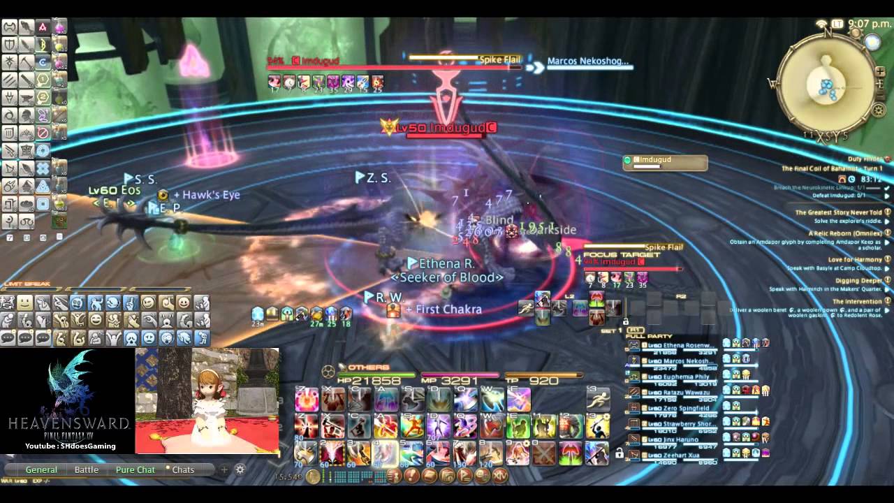 FF XIV ONLINE : HW [Valefor] : FCoB Turn 1 (Unsynced) - YouTube