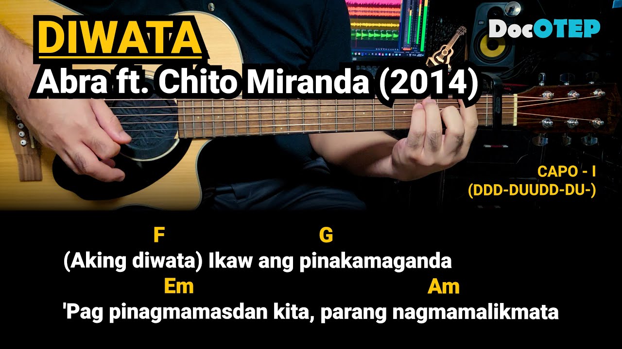 Diwata - Abra ft. Chito Miranda (2014) Easy Guitar Chords Tutorial with ...