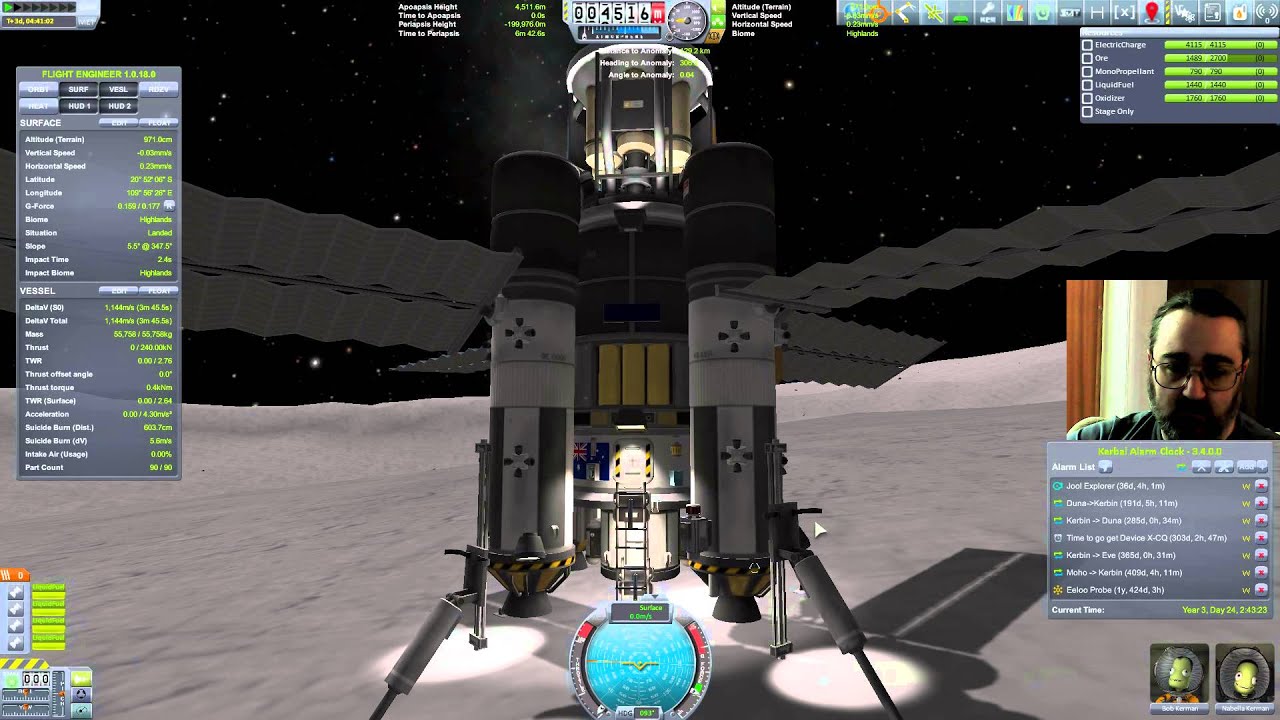 Kerbal Space Program: Hopping The Mun Hopper - YouTube