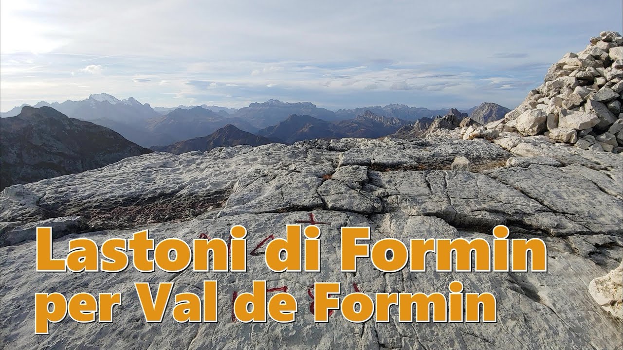 Lastoni di Formin da Val Formin - YouTube