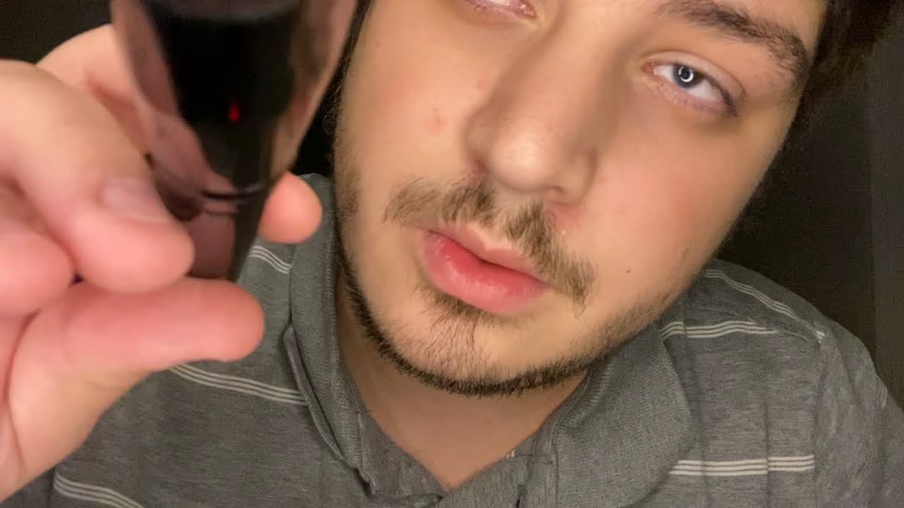 Half Blind Man ASMR - Face Brushing and Plucking, Personal Attention ...