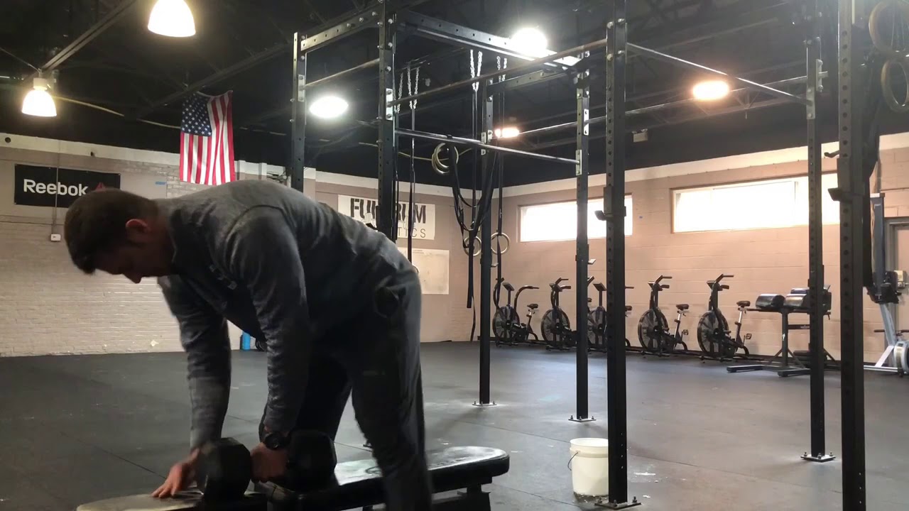 Single Arm, 2-point Supported DB Row - YouTube
