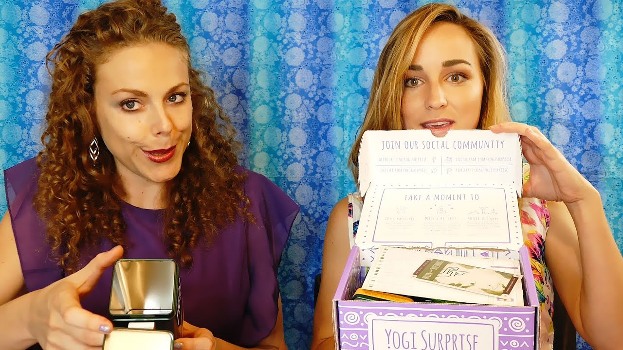ASMR Binaural Soft Spoken Unboxing: Yogi Surprise! 2 Girls Dual Soft ...