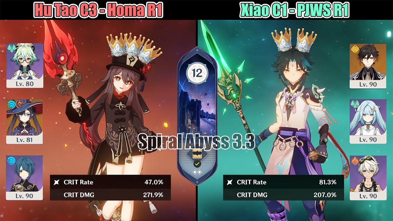 Hu Tao C3 & Xiao C1 [Spiral Abyss] | Genshin Impact - YouTube