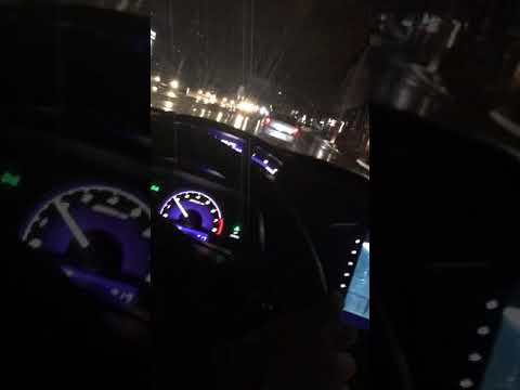 Araba Snapleri Gece Yağmurlu Honda Snap (Ahsen Almaz-Aqsin Fateh-Dayan)