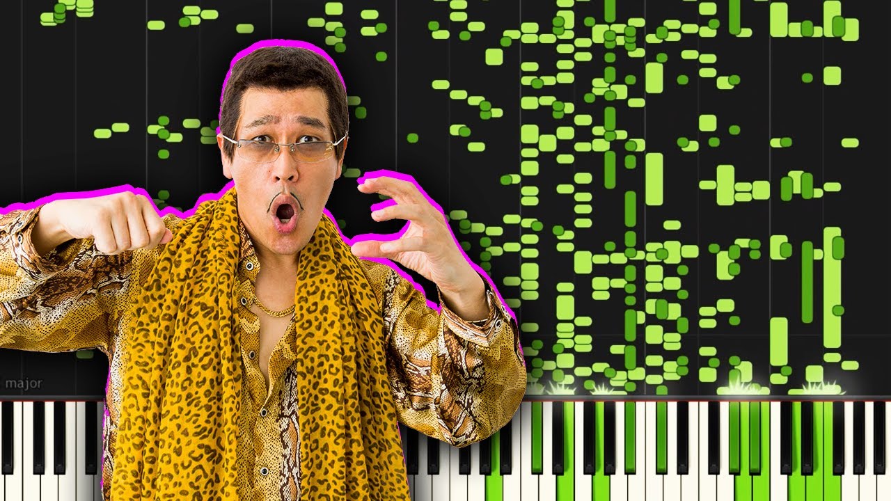 PIKOTARO - PPAP, but plays piano after converting to MIDI file - YouTube
