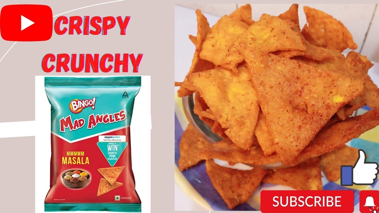 Crispy Crunchy Mad Angles Recipie At Home - YouTube