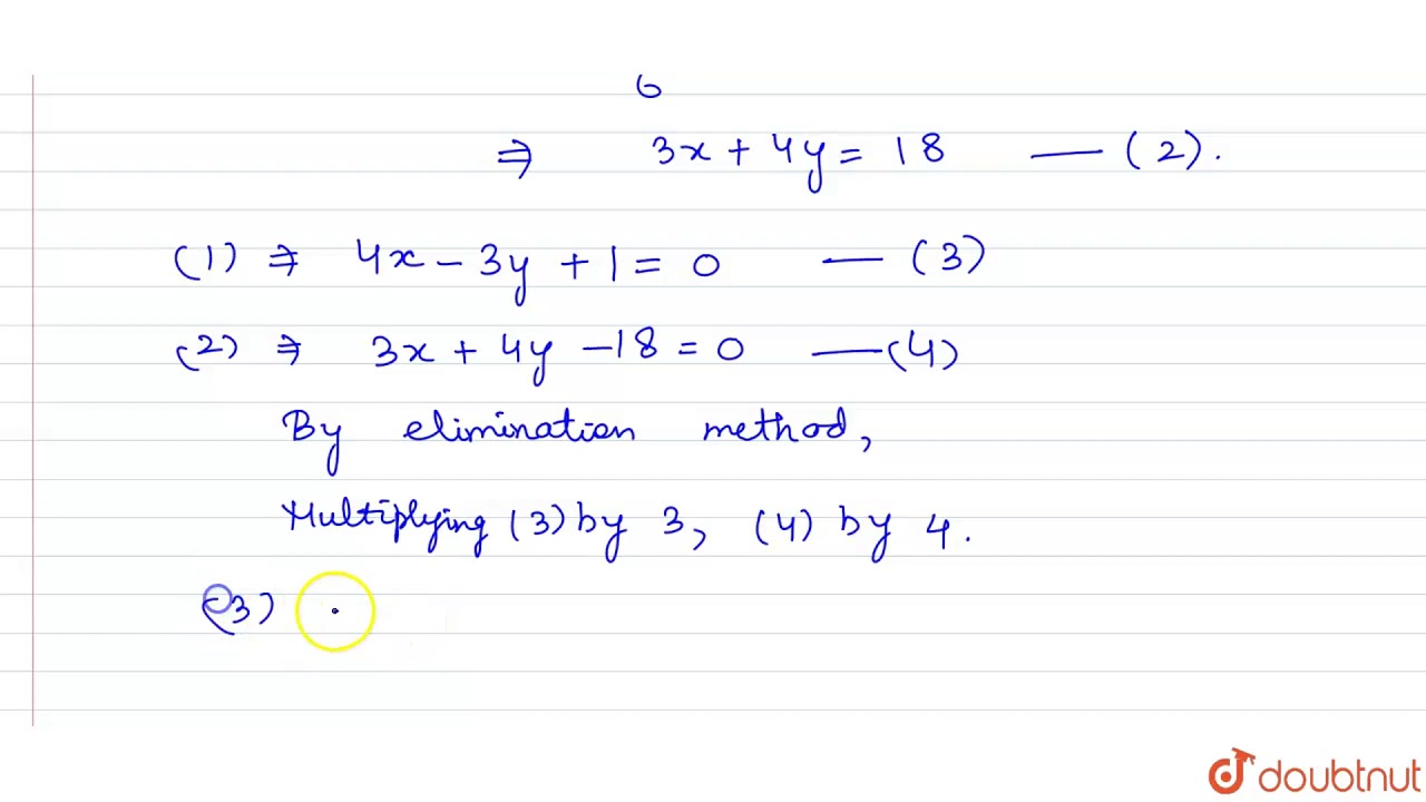 If 2x 3 Y 2 1 6 0 And x 2 2y 3 3