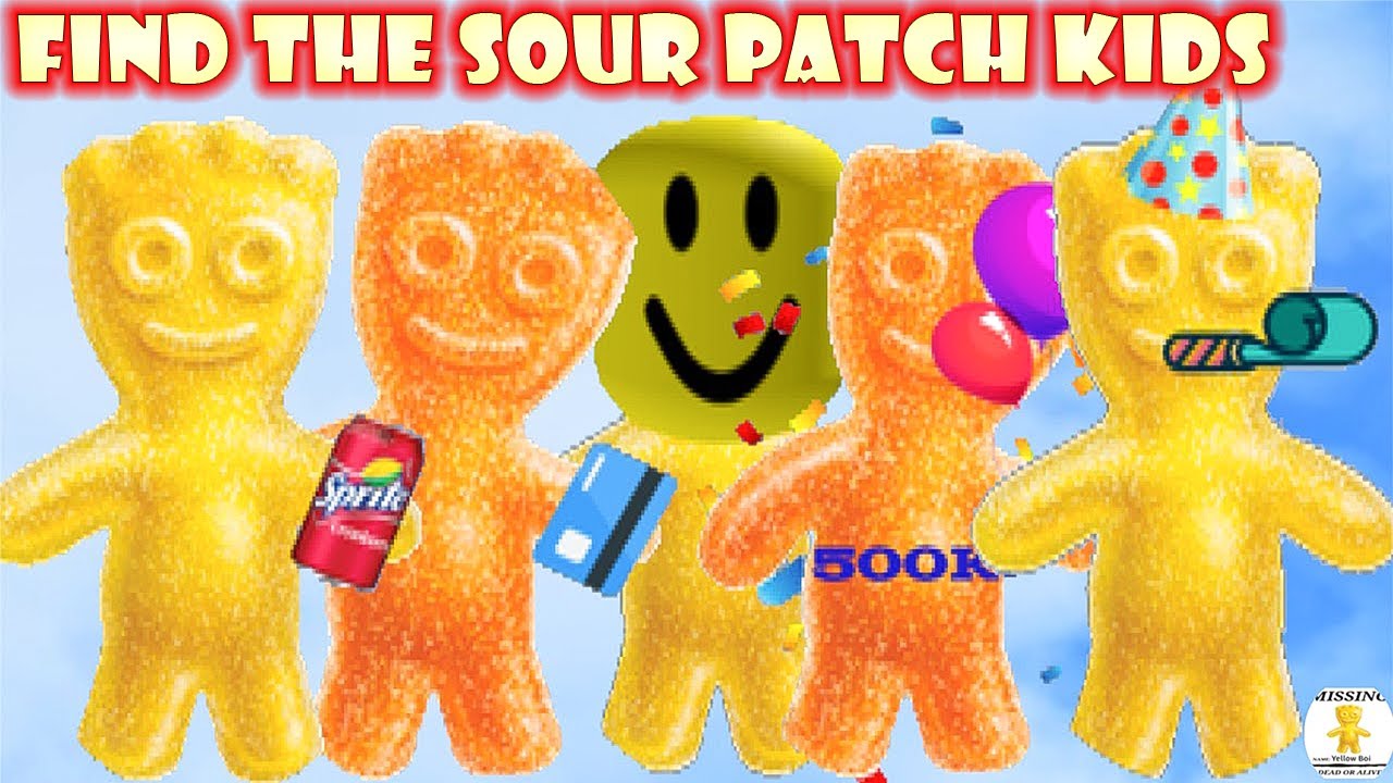 FIND the SOUR PATCH KIDS *How to get ALL 6 NEW Sour Patch Kids and ...