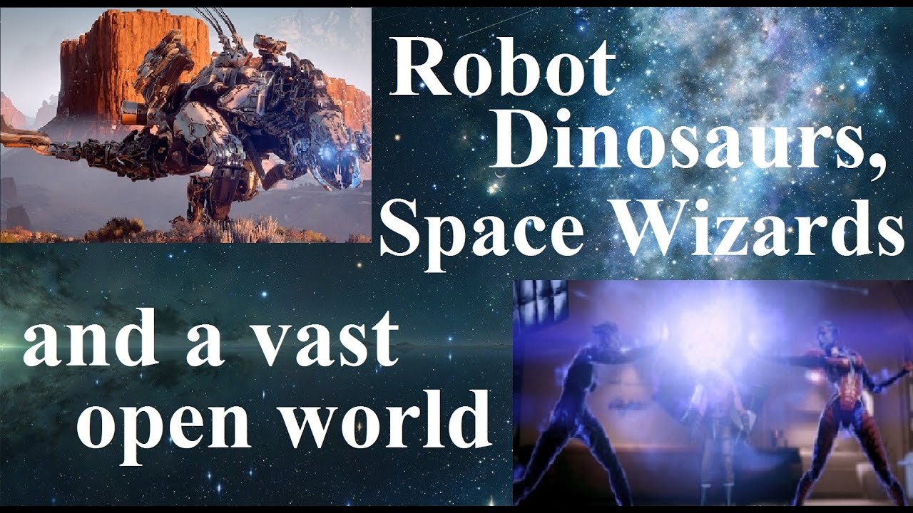 Robot Dinosaurs, Space Wizard and a vast open world. - YouTube