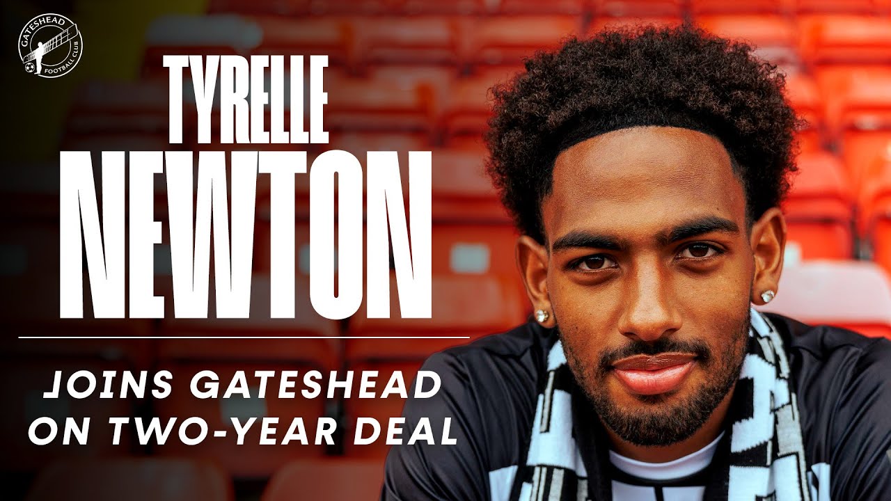 "I feel privileged" 😌 | Tyrelle Newton joins Gateshead | INTERVIEW ...