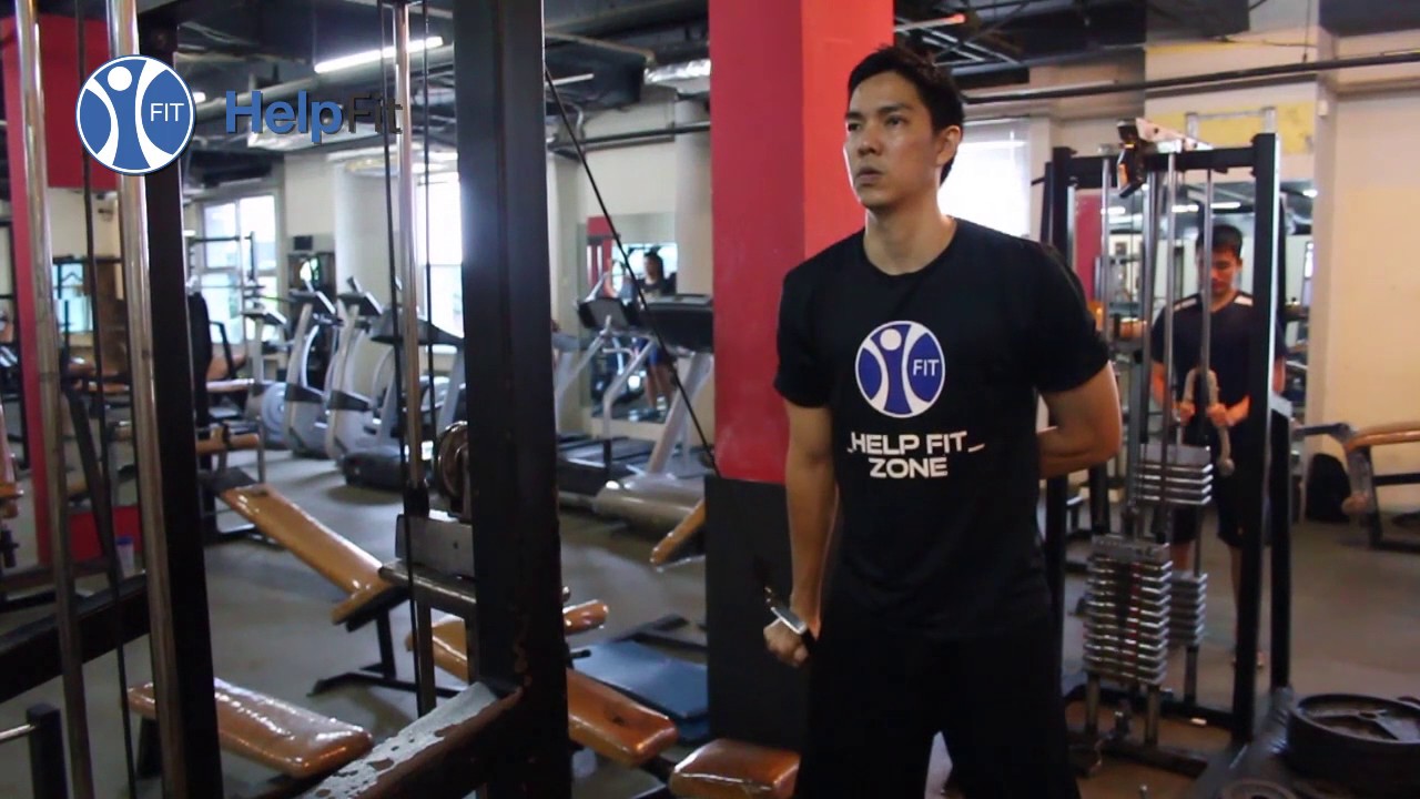 Standing Cable Pushdowns