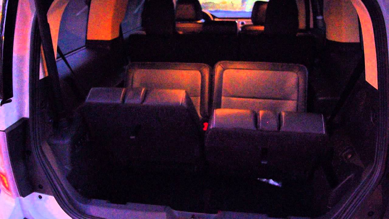 Ford Flex 2013 Limited w/titanium pkg rear seat auto fold - YouTube