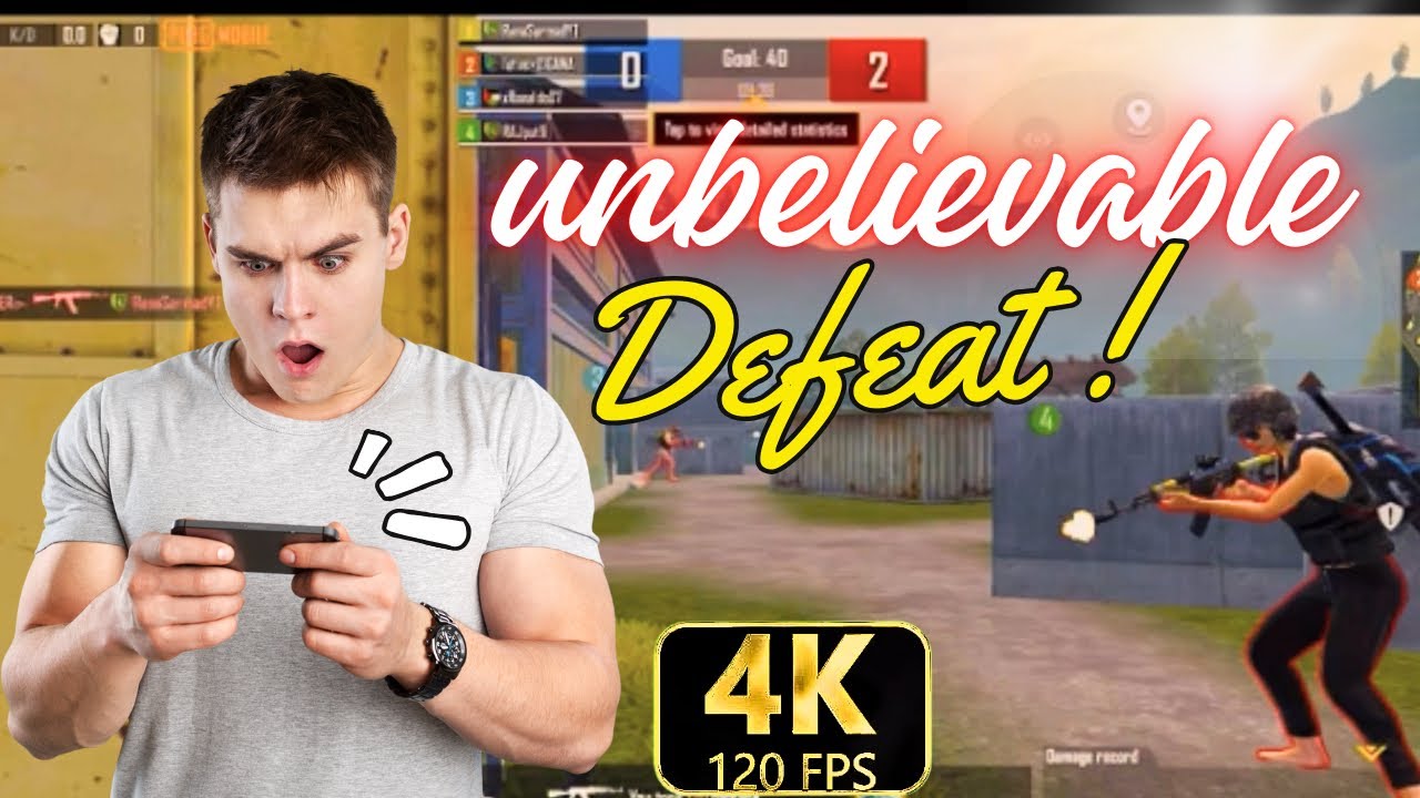Unbelievable Defeats | Intense Gameplay | PUBG Mobile 2025 | 4K 120 FPS ...
