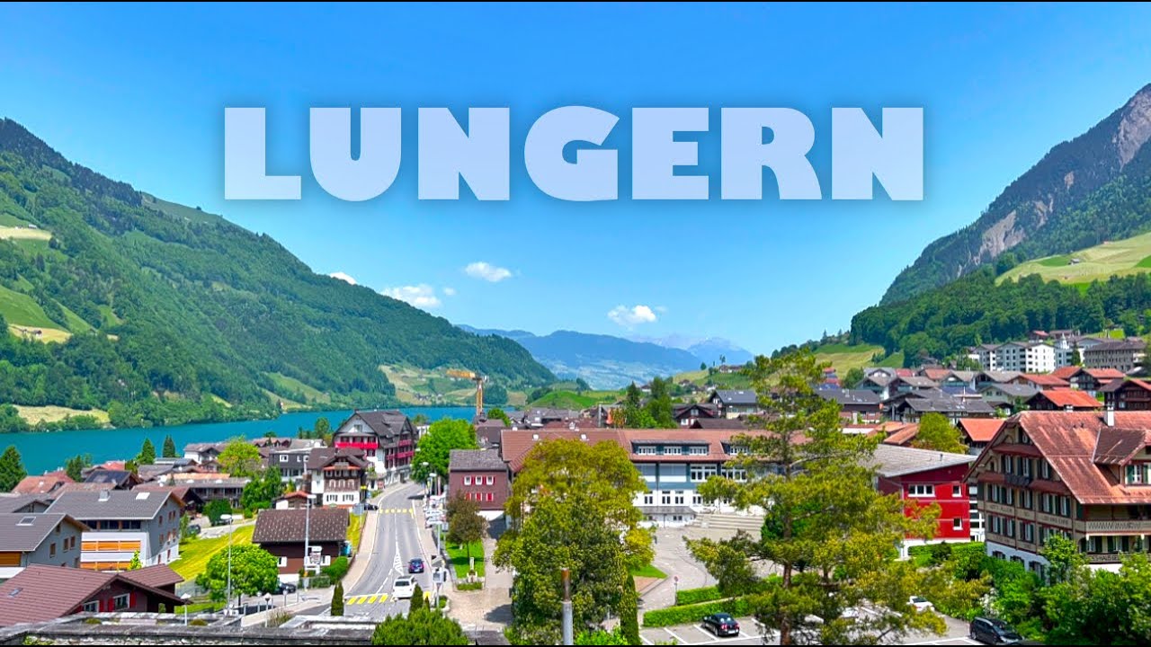 Lungern Switzerland | Walking Tour 4K HDR Dolby Vision - YouTube