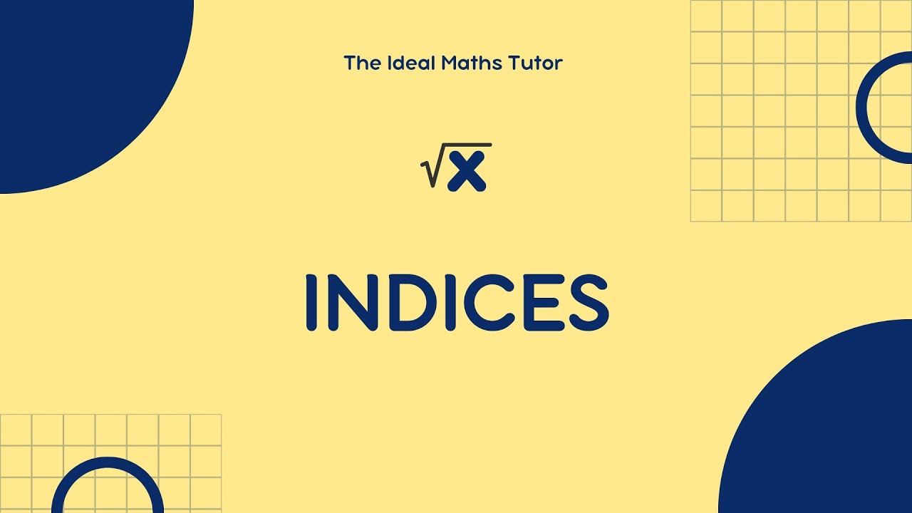 Indices: Basics Examples on the Laws of Indices - YouTube