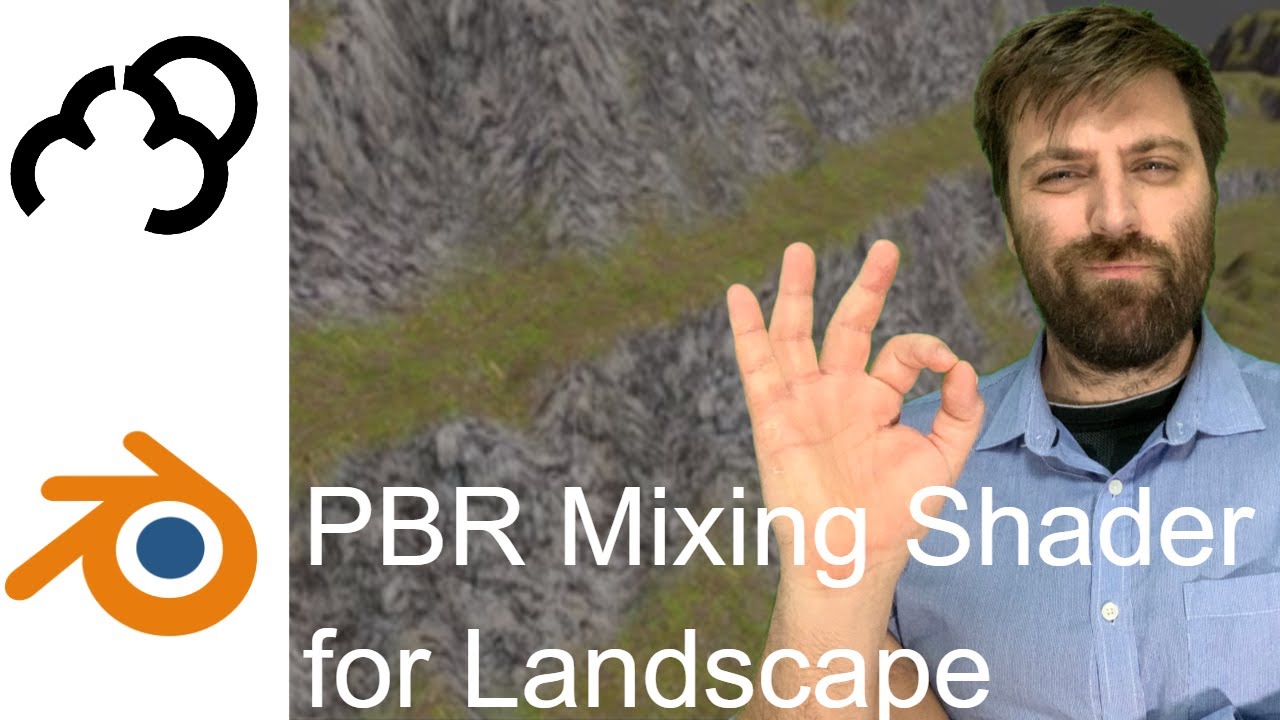 PBR Landscape Material in Blender 2.8 Tutorial - YouTube